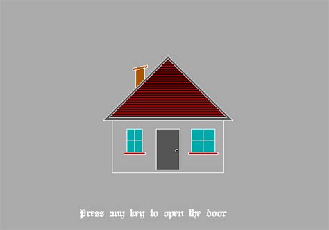 c c program to draw a house graphics kashipara