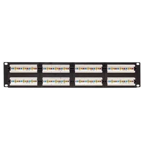 Патч-панель TERACOM PRO 19'' Cat.5E 2U неэкранированная UTP 48 портов ...