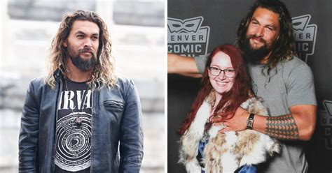 Homem não deixa esposa tirar foto sozinha Jason Momoa e o astro
