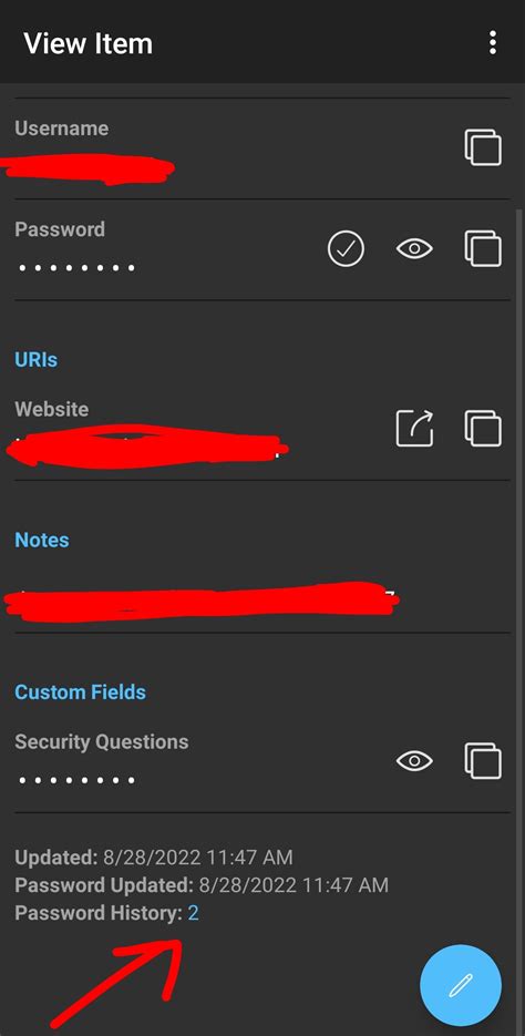 Question About Password History Password Manager Bitwarden