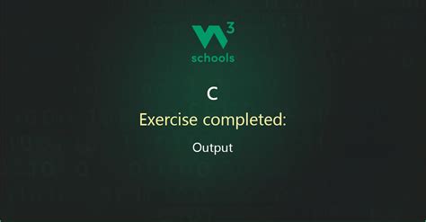 Completed Exercise C Output