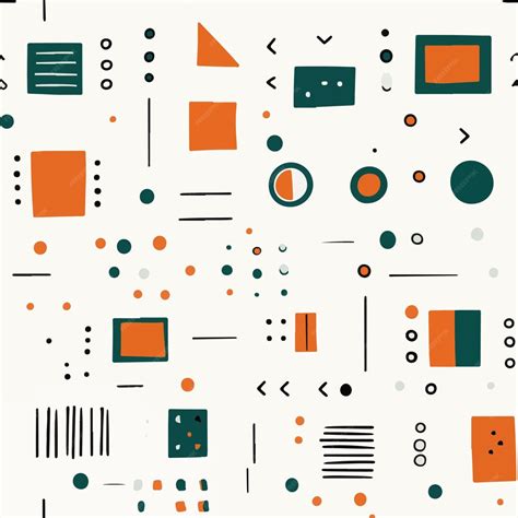 Premium Vector Geometric Abstract Seamless Pattern Vector