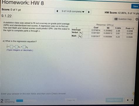 Solved Homework Hw 8 Save Score 0 Of 1 Pt 9 Of 14 6