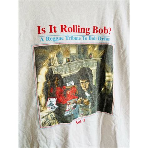 Rare Vintage Is It Rolling Bob Tshirt Medium Vintage Shirts Promo