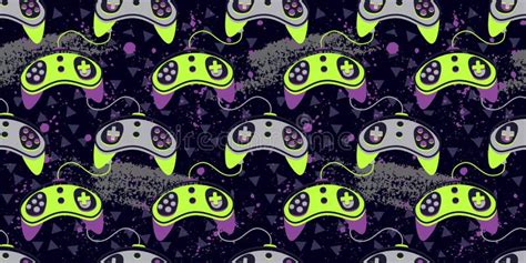 Video Game Controller Pattern Stock Illustrations 2 585 Video Game Controller Pattern Stock
