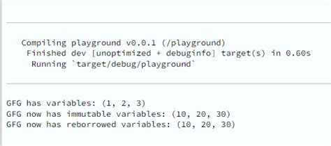 Rust Aliasing Geeksforgeeks