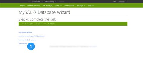 justithosting create database using cpanel for wordpress and joomla