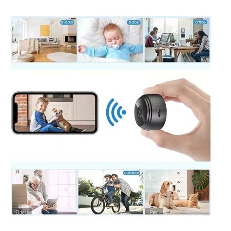 Camara Mini Espia Wifi De Seguridad Con Infrarojo