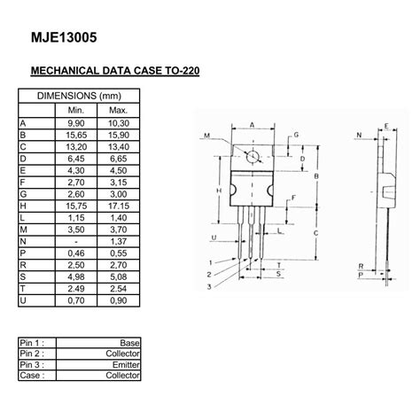 MJE13005 SILICON POWER TRANSISTORS NPN