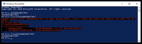 Wrapper Not Handling Integers Larger Than 32 Bits · Issue 49 · Itgluepowershellwrapper · Github