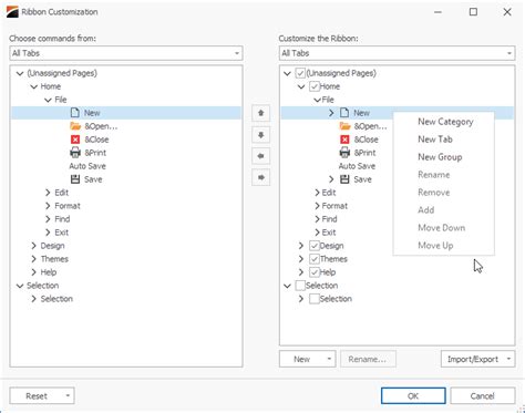 Ribboncustomizationformoptionsallowlinkcustomization Property Winforms Controls Devexpress