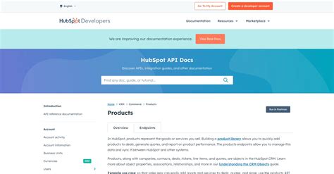 Using The Hubspot Api To Create Products Professionalenterprise Only