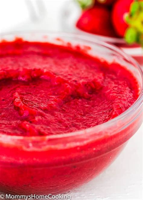 How To Make Strawberry Puree Mommys Home Cooking