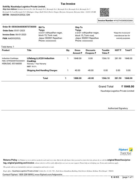 Invoice Structure Pdf Economies Payments