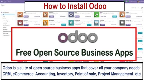 How To Install Odoo Free Open Source Business Apps Youtube