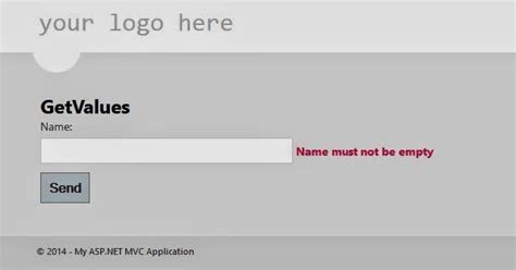 How To Implement Server Side Validation In Aspnet Mvc Computer Programming