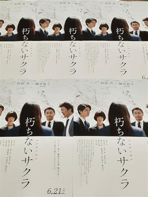 Amazon co jp 映画朽ちないサクラ通常版チラシ5枚 おまけ最新映画チラシ3枚 杉咲花 萩原利久 豊原功補 安田顕 ホームキッチン