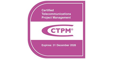 Certified Telecommunications Project Management Ctpm® Was Issued By Cnet Training To Mike