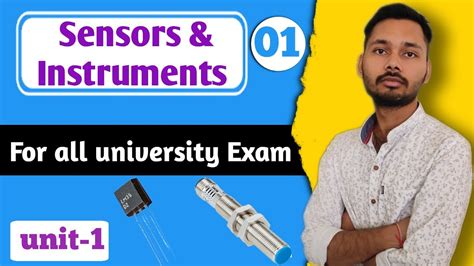 Unit 1 Part 1 Sensor And Instrumentation Sensor And Instrumentation