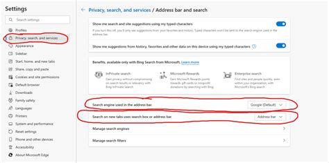 Как изменить поисковую систему по умолчанию в Edge