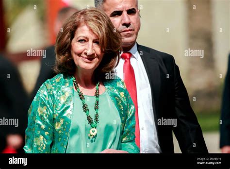 Iraqs New First Lady Shanaz Ibrahim Ahmed Attends Her Husband Abdul