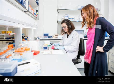 Stem Cell Research Researchers Working With Stem Cells In An Embryology Laboratory This Team