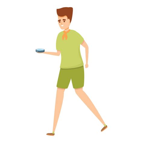 Scouting Compass Icon Cartoon Style 14317508 Vector Art At Vecteezy