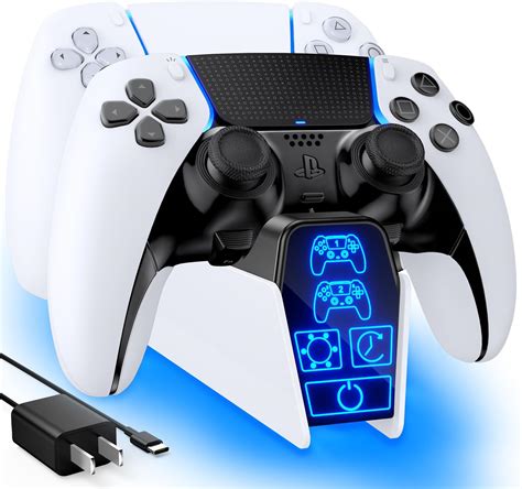 Amazon Com Fenolical PS Controller Charger Station With V A AC Adapter For Dualsense