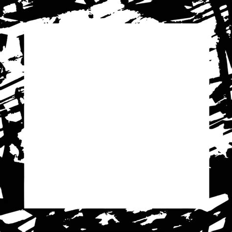 black grunge border white background square frame background black white stock vector by ©toluk