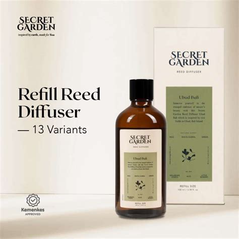 Promo Secret Garden Refill 100ml Reed Diffuser Isi Ulang Pewangi