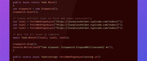 C Parallel Programming With Async And Await For Concurrent Execution Dev Community