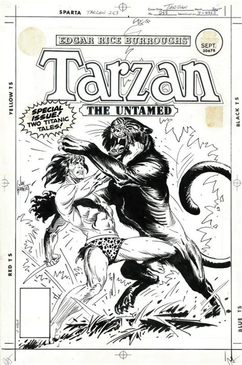 Joe Kubert Tarzán Cómics Ilustraciones