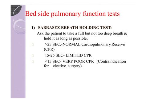Pulmonary Function Tests PPTX Pulmonary Function Tests PPTX