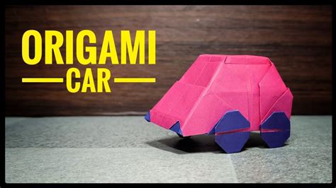 Origami Car Origami Toys Origami Tutorial Paper Craft Youtube