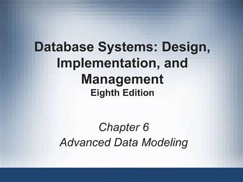 PPT Database Systems Design Implementation And Management Eighth Edition PowerPoint