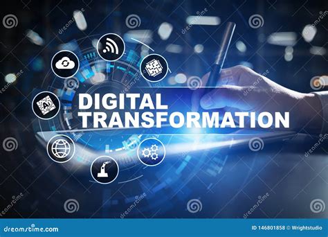 Digital Transformation Concept Of Digitization Of Business Processes