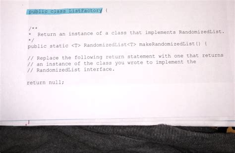Solved Implement The Bodies Of The Following Class Following