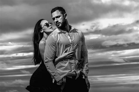 Young Couple Embracing And Hugging Love Moments For Sensual Couple