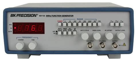 Bk Precision 4011a Function Generator 5mhz Sinewave Blue Crane Holdings