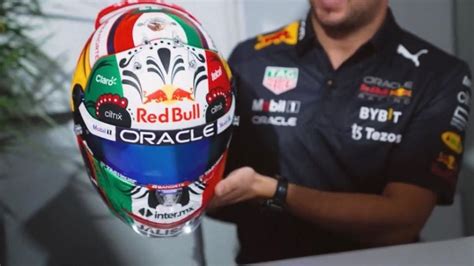 ‘checo Pérez Utilizará Casco Especial Para Gran Premio De México Abc