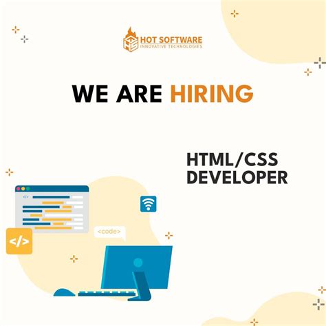 Hiring Html Css Developer Webdevelopment Hot Software