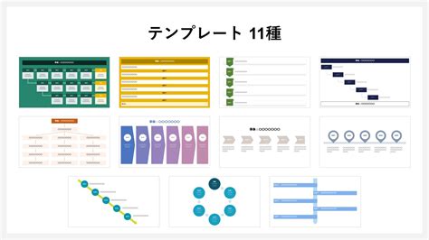 パワポ用なぜなぜ分析デザインテンプレート11種類PPTX エンプレスenpreth
