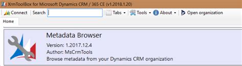 Xrmtoolbox Metadata Browser Carl De Souza