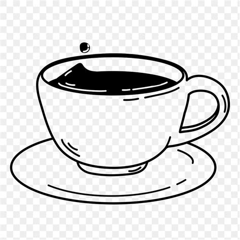 Tea Clipart Black And White