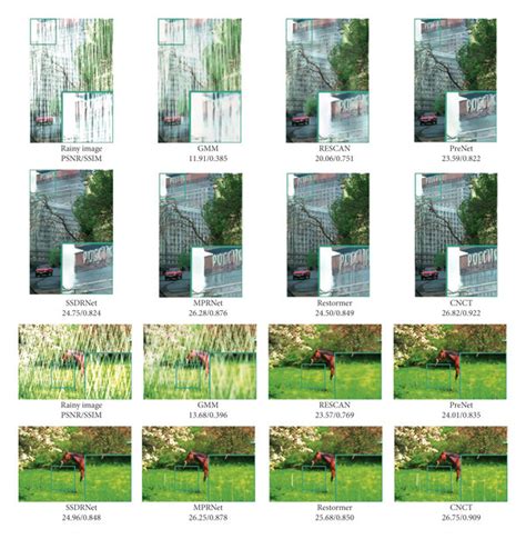 Image Deraining Results On Synthetic Datasets Download Scientific