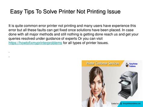 Ppt Easy Tips To Solve Printer Not Printing Issue Powerpoint Presentation Id