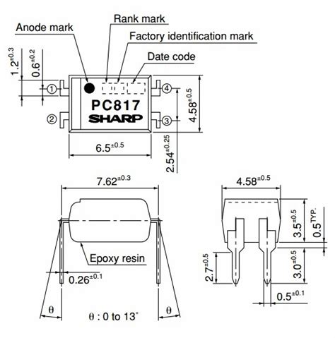 Pc817 Optocoupler Datasheet Pinout Circuits Arduino Examples Easybom