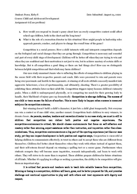 Assignment 6 Case Problem Pdfcoffeecom
