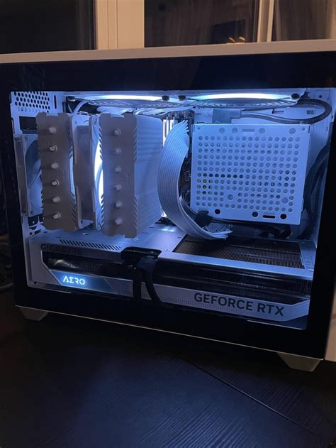 First Itx Build Very Happy To See That The 4070ti Aero Fits R Nr200