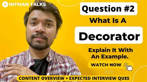 What Are Decorators In Python How To Create A Python Decorator Example Python Interview